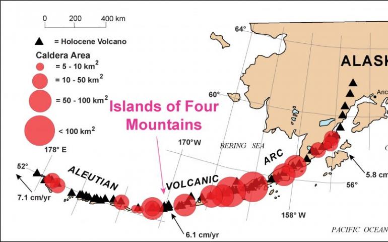 Cluster of Alaska islands could be single giant volcano | Geophysical ...